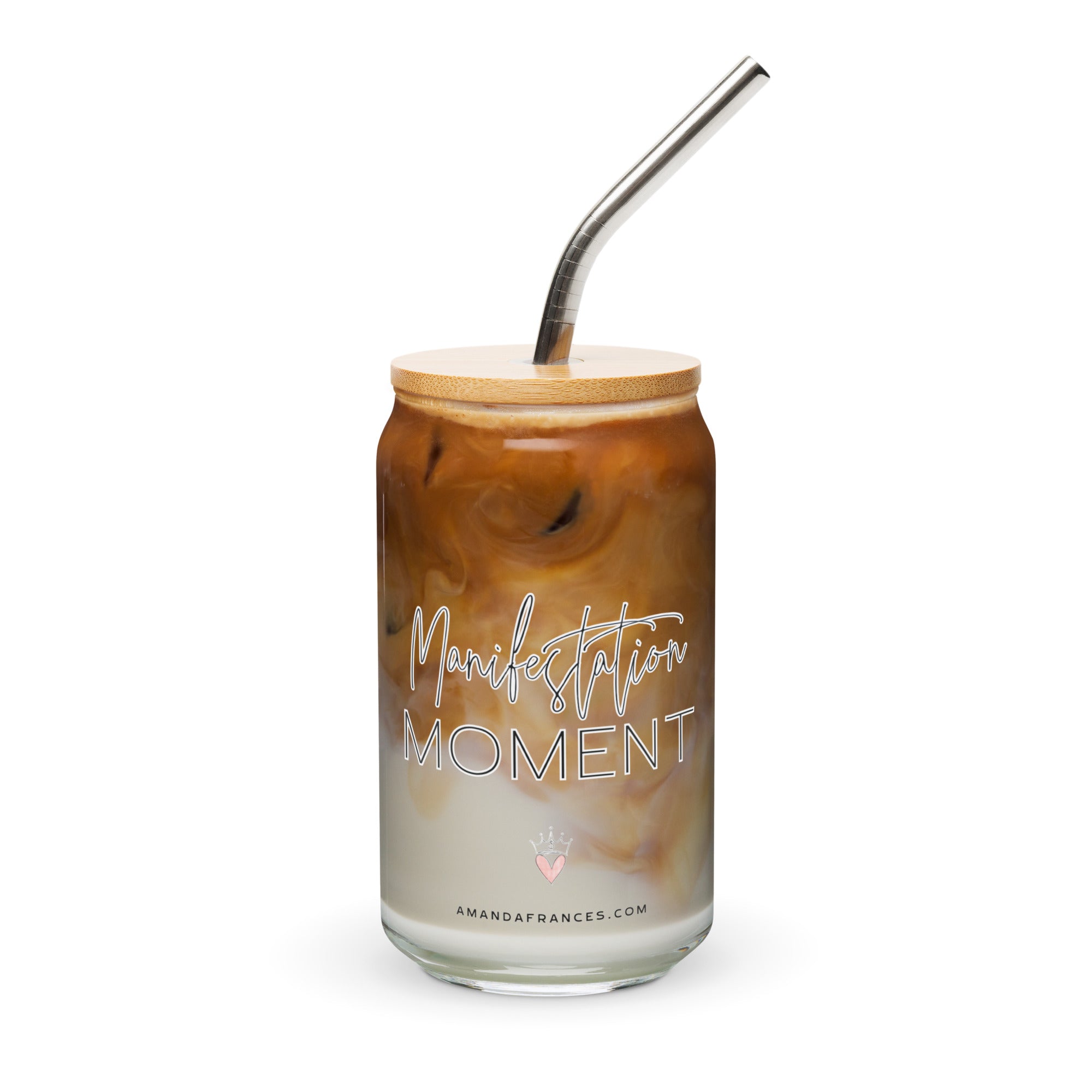 Manifestation Moment Iced Coffee Glass – Amanda Frances Inc.
